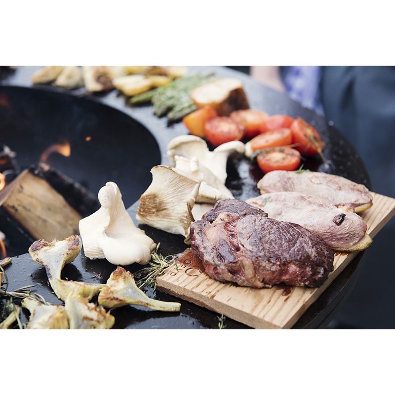 OFYR Island Corten 100 PRO Ceramika Ciemnoszara - Godkowie Grille