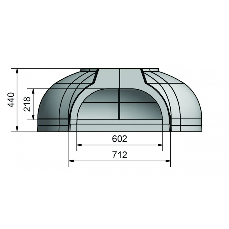 Piec do pizzy i chleba model 2 - Godkowie Grille